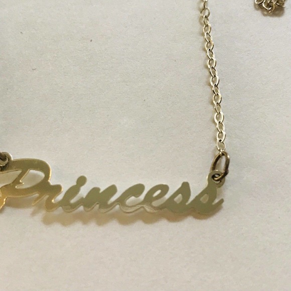 Unbranded | Jewelry | Princess Necklace Sterling Silver Stamped 925 ...